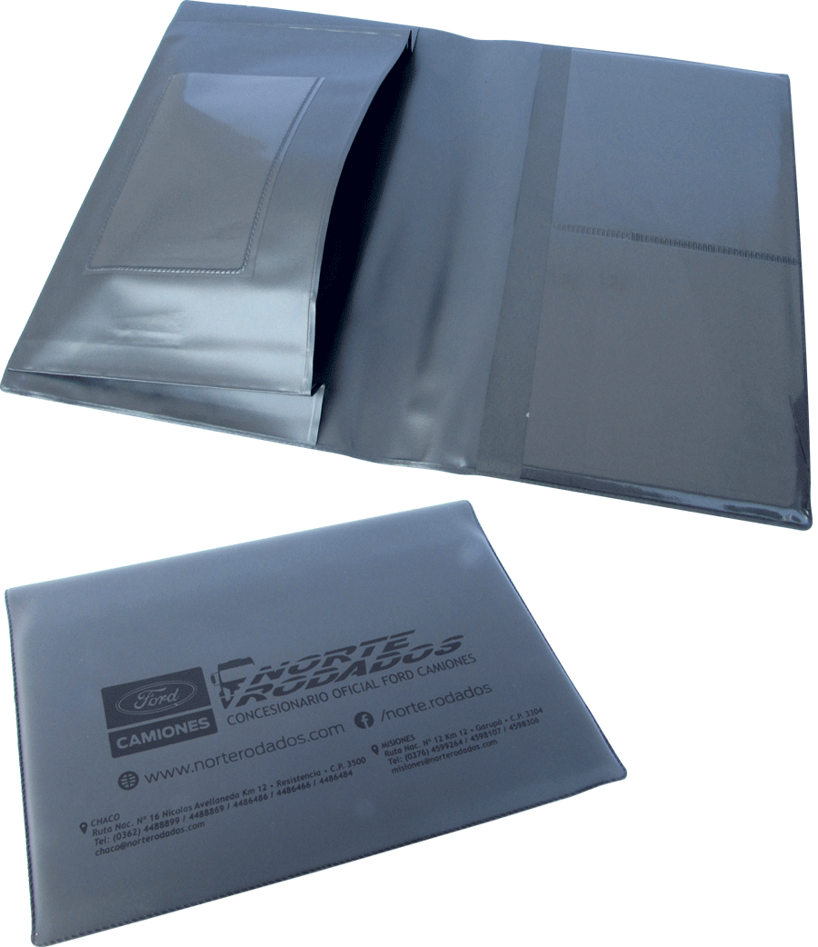 Porta documento en folia PVC Personalizados (PME004) - Fianchini