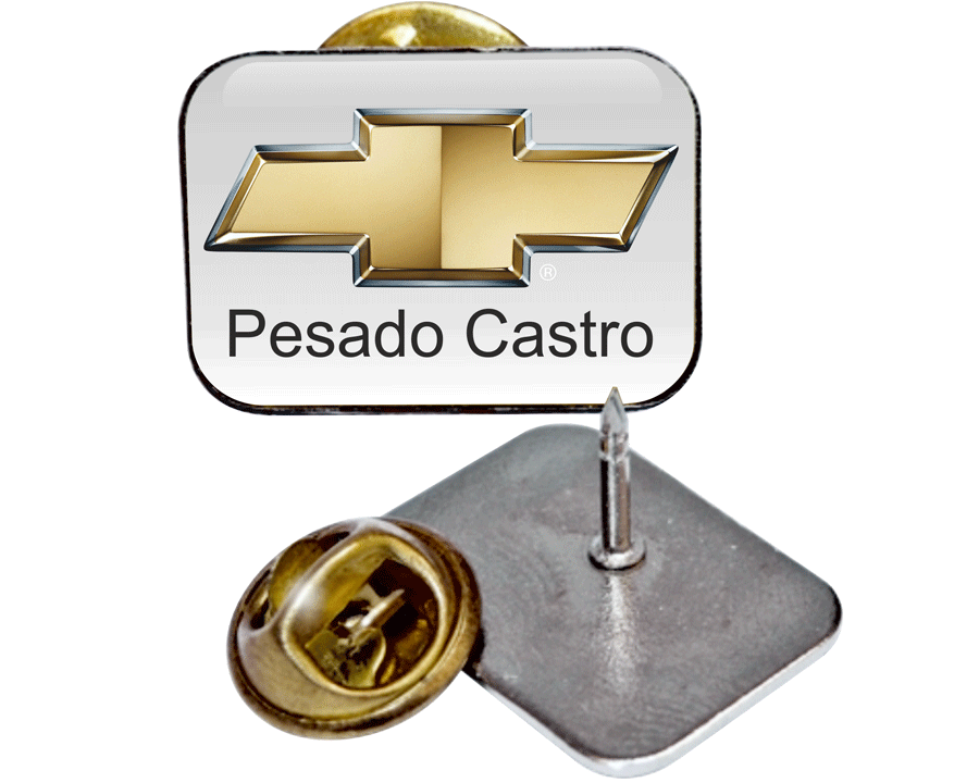 Pin con base de metal resinado Personalizado (PNR003) - Fiacnhini